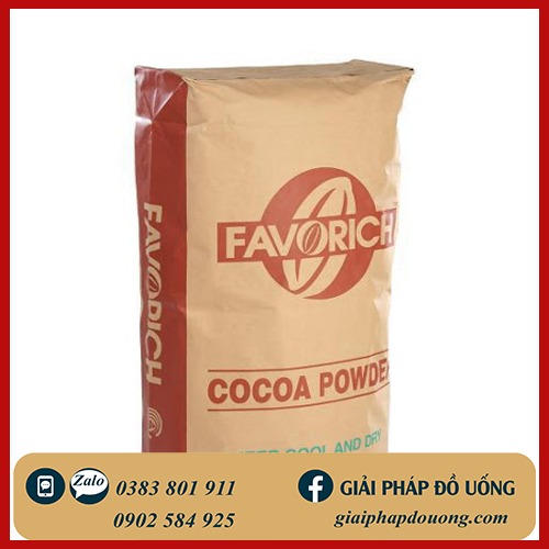 GIẢI PHÁP ĐỒ UỐNG - BỘT CACAO FAVORICH 25KG
