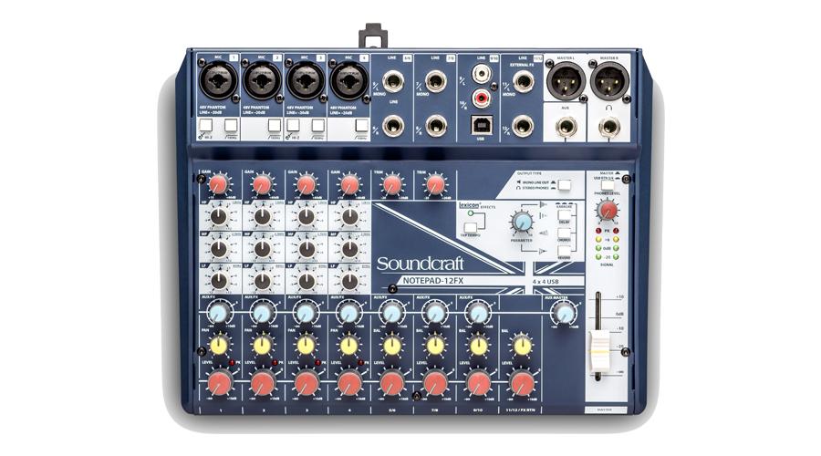 Mixer Soundcraft Notepad-12FX