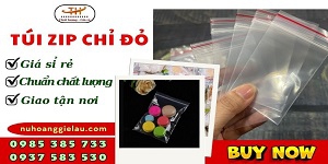 Tổng đại lý túi zip chỉ đỏ đủ size giá rẻ miền Nam