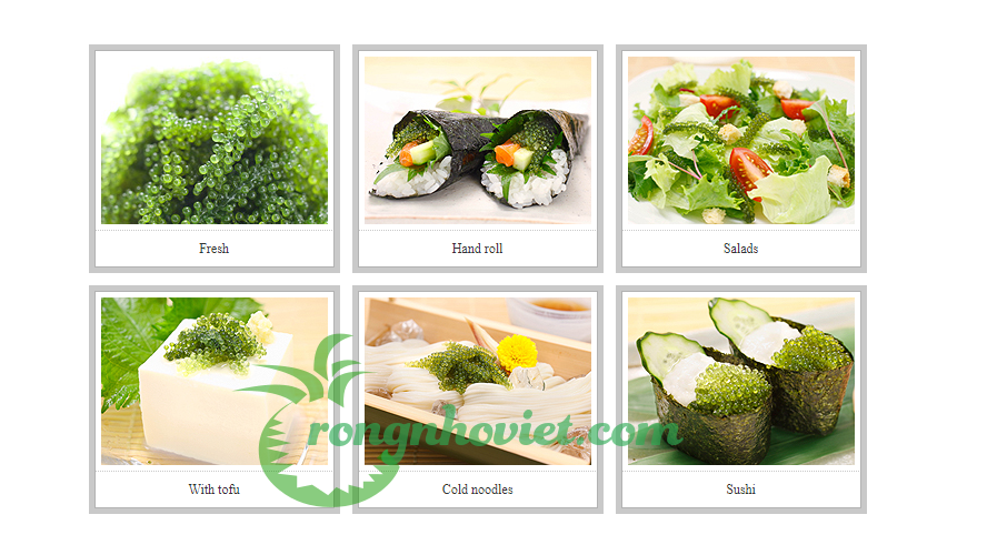 Cách làm salad rong nho cá hồi xốt chanh dây