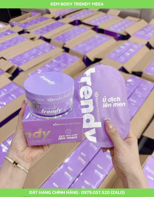 Kem Body Trendy MEEA Dịch Chiết Lên Men