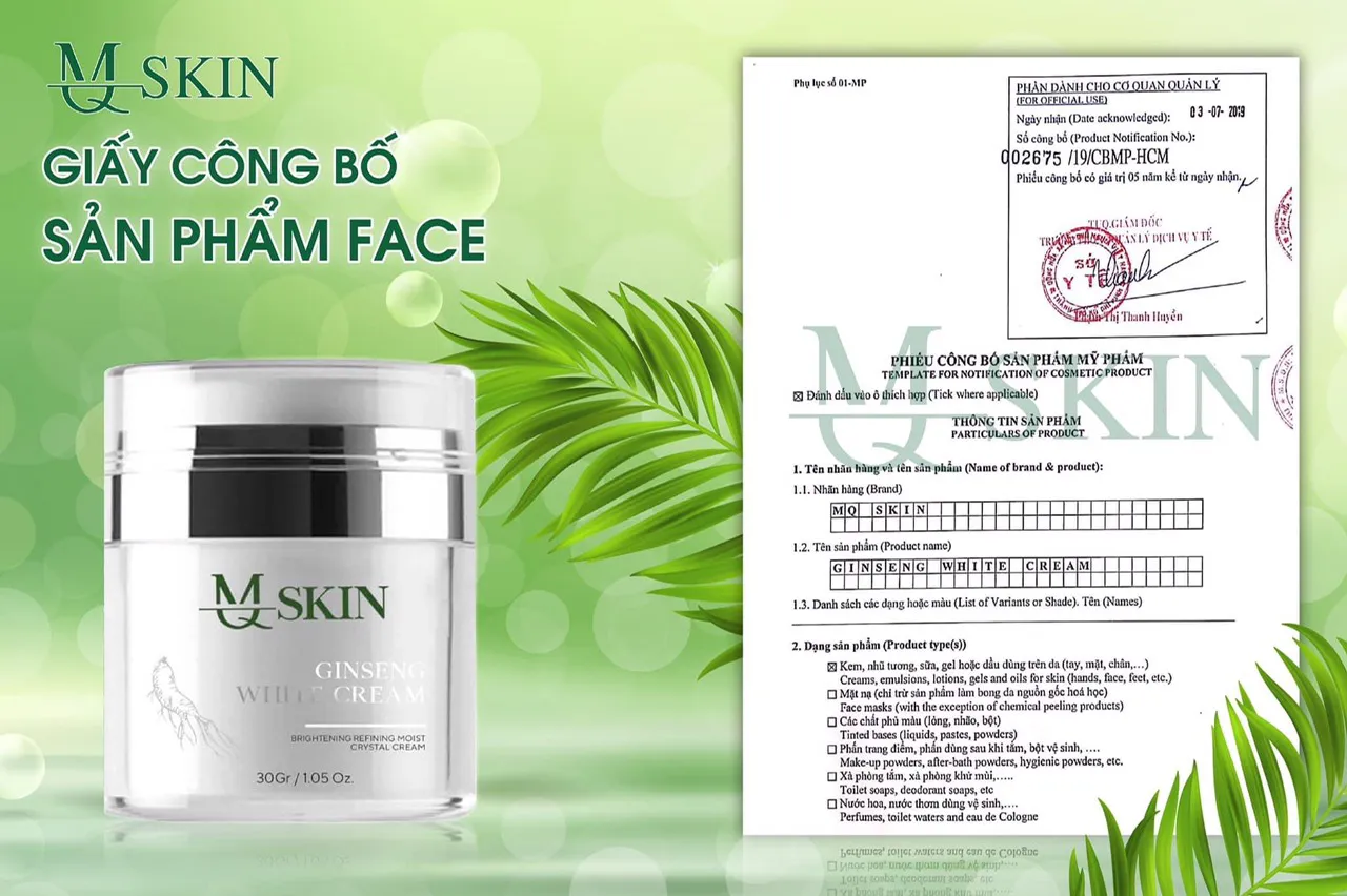 Hiệu quả của vip face nhân sâm trong việc chăm sóc da