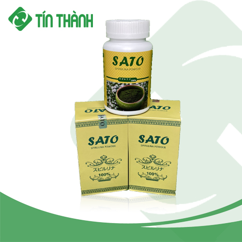 Tảo bột phi kim Sato Spirulina Nhật Bản