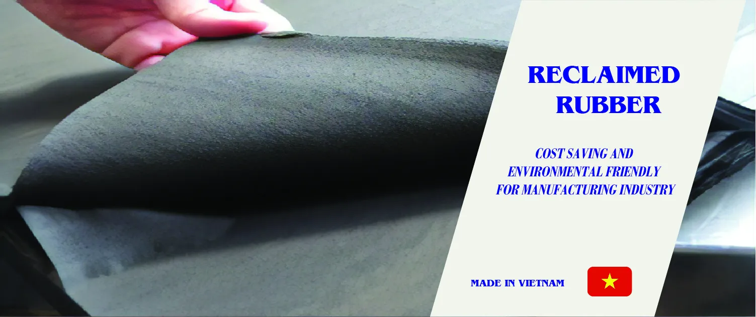 Whole tire reclaimed rubber for belt industry