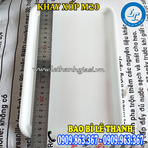 KHAY XỐP M20 ĐỰNG THỰC PHẨM GIÁ SỈ RẺ NHẤT TPHCM