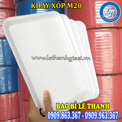 KHAY XỐP M20 ĐỰNG THỰC PHẨM GIÁ SỈ RẺ NHẤT TPHCM