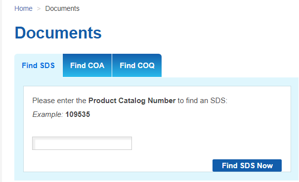 HƯỚNG DẪN CÁCH TẢI COA VÀ MSDS HÓA CHẤT MERCK