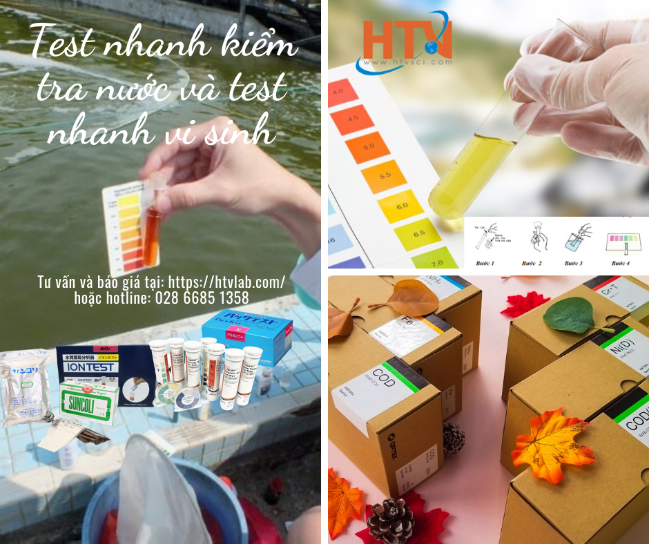 Test nhanh Kiểm Tra Chất Lượng Nước - Test Nhanh Vi Sinh Trong Thực Phẩm