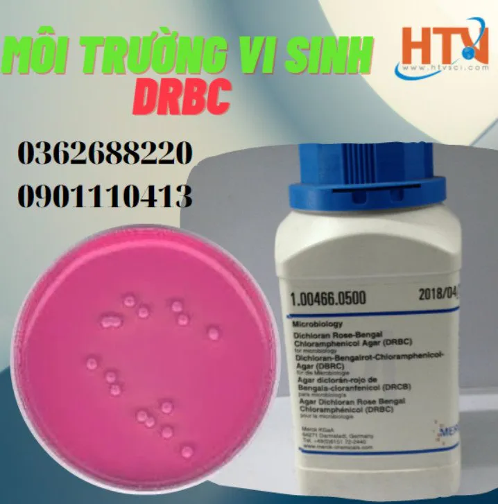 DRBC AGAR (DICHLORAN-ROSE BENGAL CHLORAMPHENICOL)
