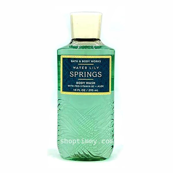 Sữa tắm vitamin E & lô hội Water Lily Springs - Bath and Body Works 295ml | Chính hãng Mỹ