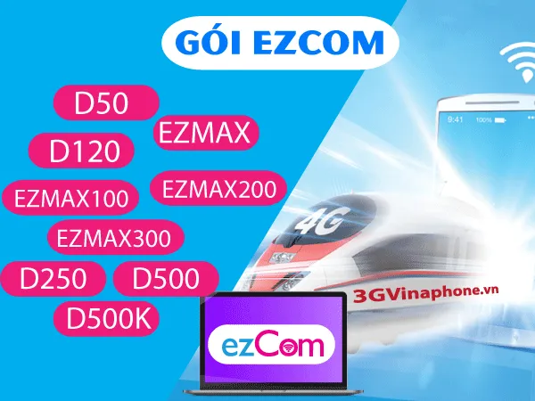 GÓI CƯỚC EZCOM TRẢ SAU VINAPHONE