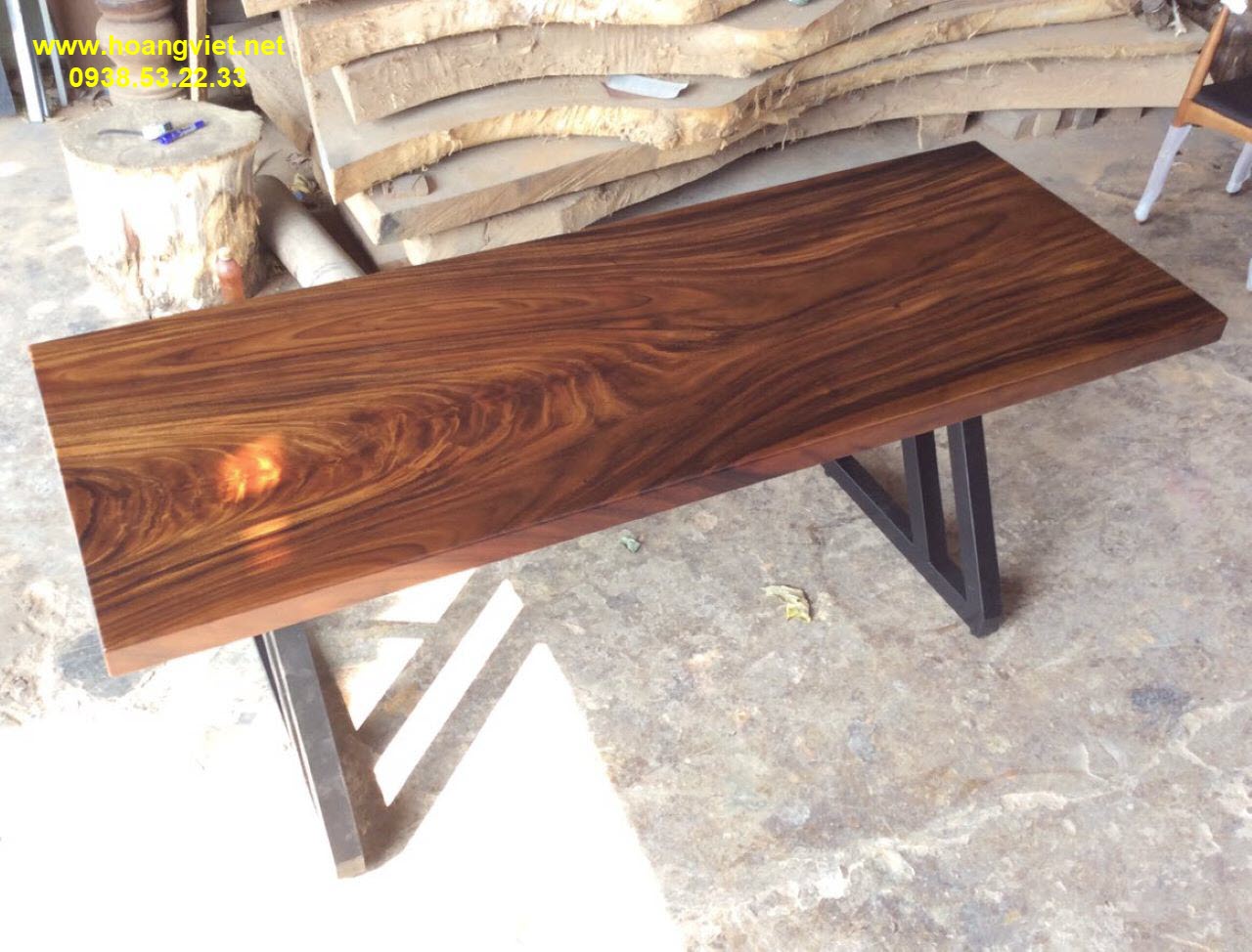 Vì sao mặt bàn gỗ me tây giá rẻ?