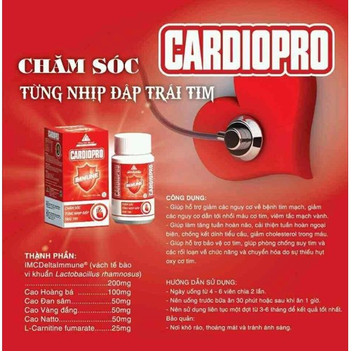 Hỗ trợ tim mạch cardiopro