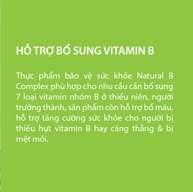 B Complex Nutrilite Amway