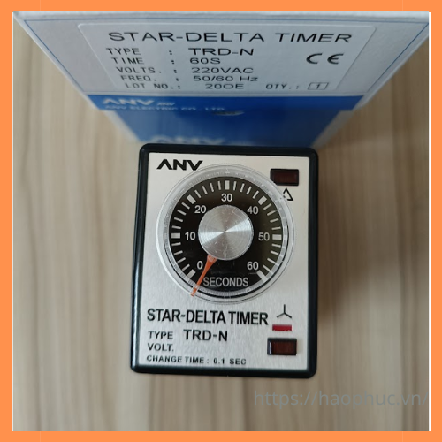 TIMER KHỞI ĐỘNG Y-Δ TRD-N 220VAC